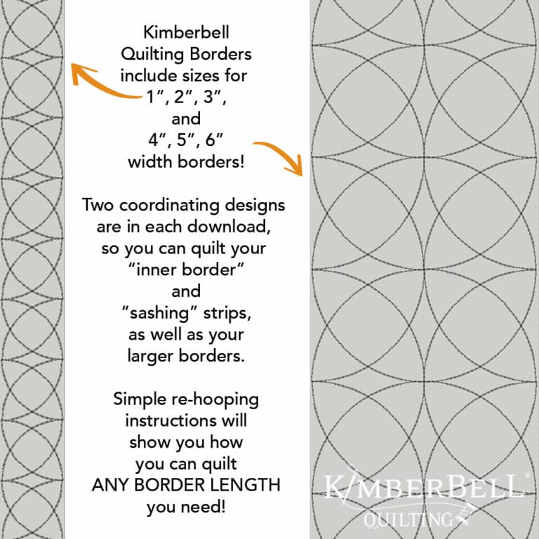 Orange Peel Border 2 | Kimberbell