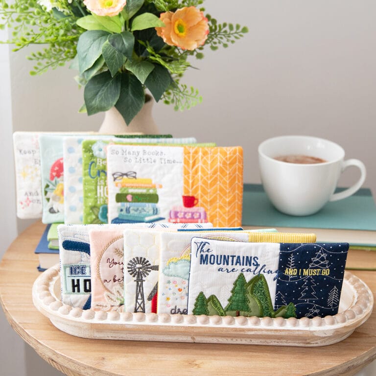 Mug Rug Embroidery Designs Vol. 6 | Kimberbell