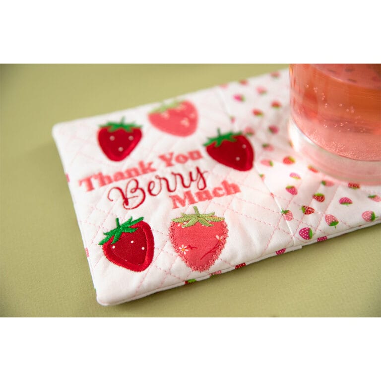 Berry Sweet Mug Rugs Project Kit | Kimberbell
