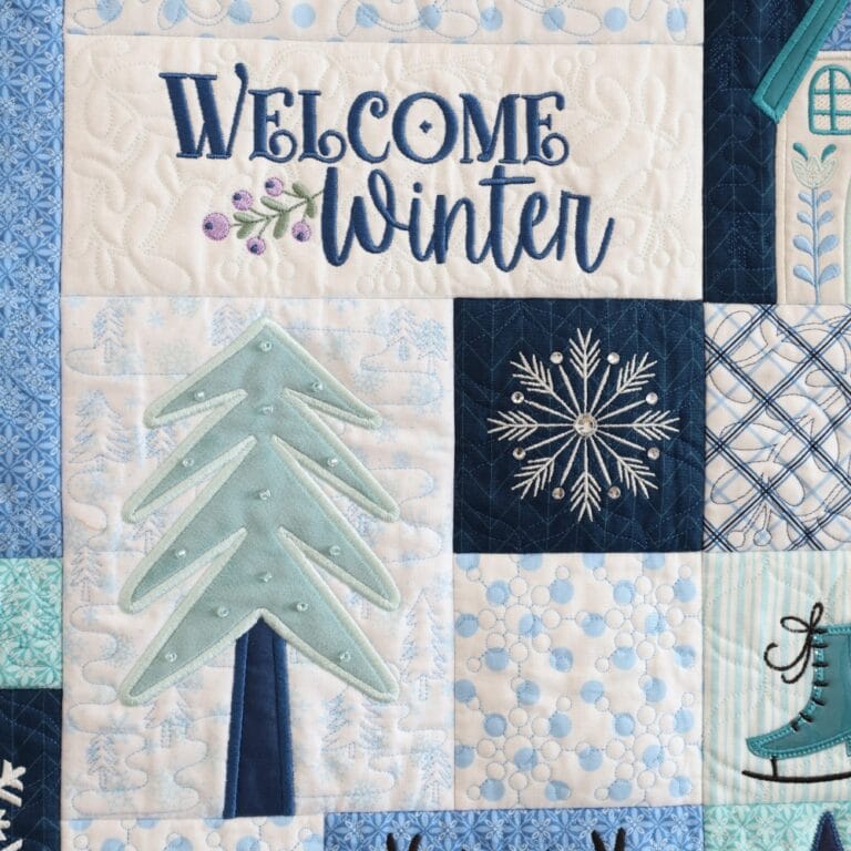 Enchanted Winter Feature Quilt | Kimberbell