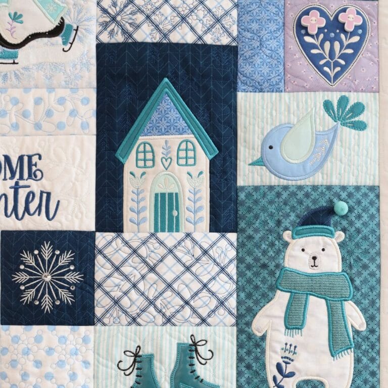 Enchanted Winter Feature Quilt | Kimberbell
